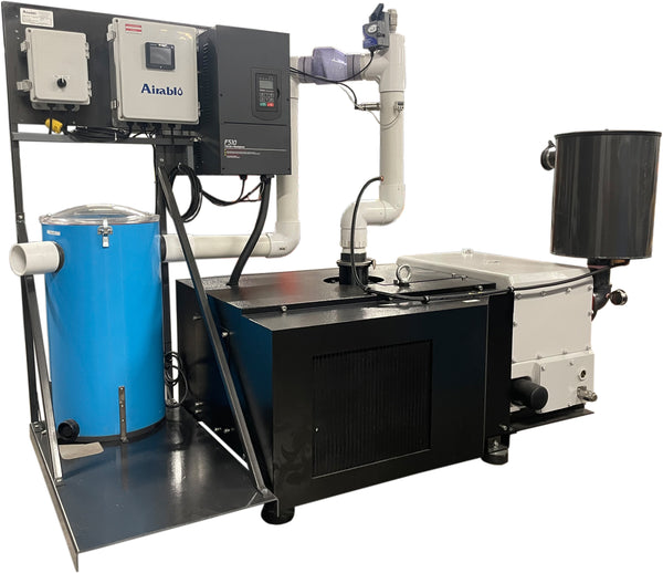 Compact 20hp (Electric) table-top vacuum unit with HMI valve control ...