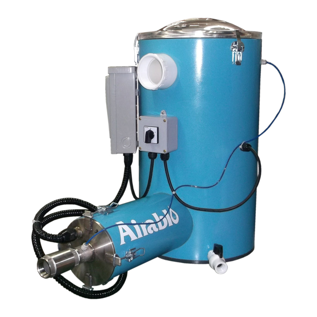 Vertical releaser with pump in stainless steel horizontal | Airablo ...